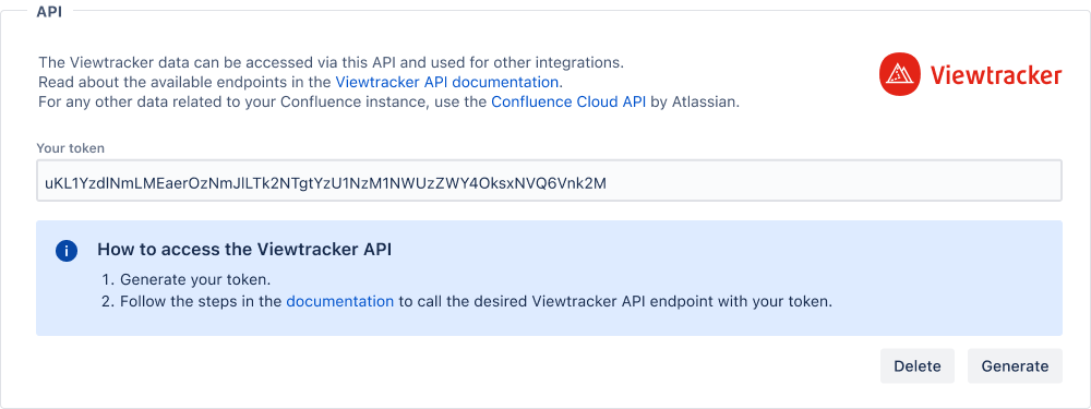 Viewtracker API