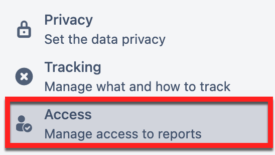 Manage Access to Viewtracker Data Center Reports