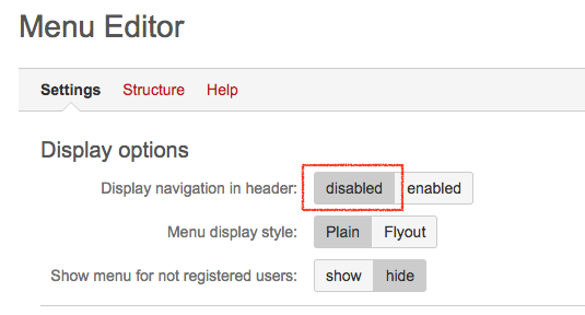 Use The Seibert Navigation Menu Editor With The Enterprise Theme