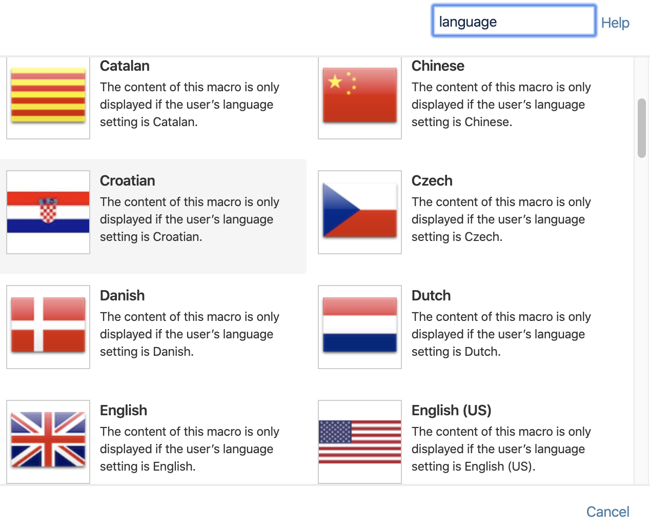 Translations for Confluence Data Center/Server